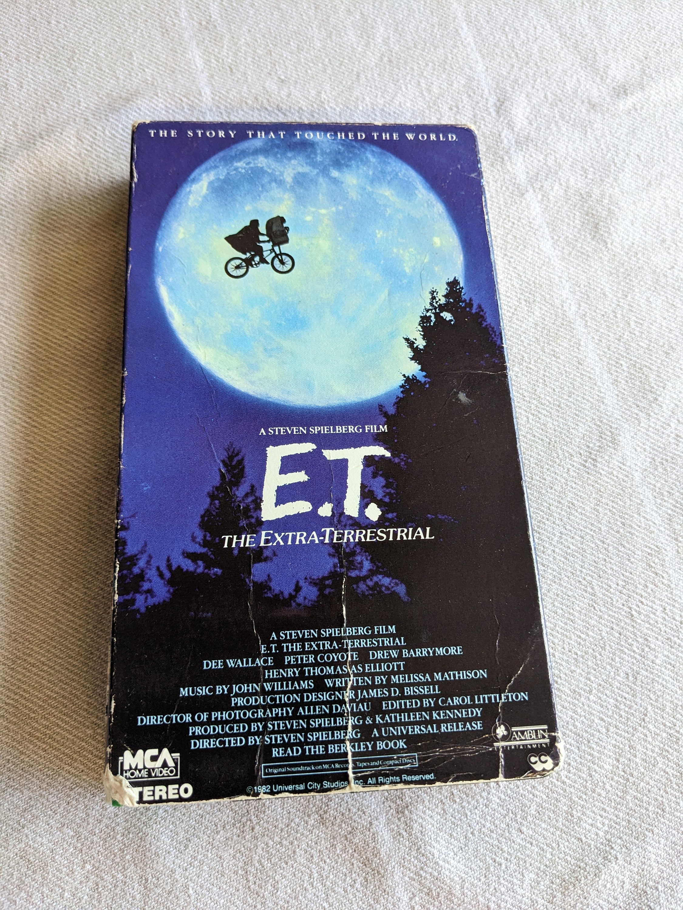 E.T. VHS 1982 Green Flap - Etsy