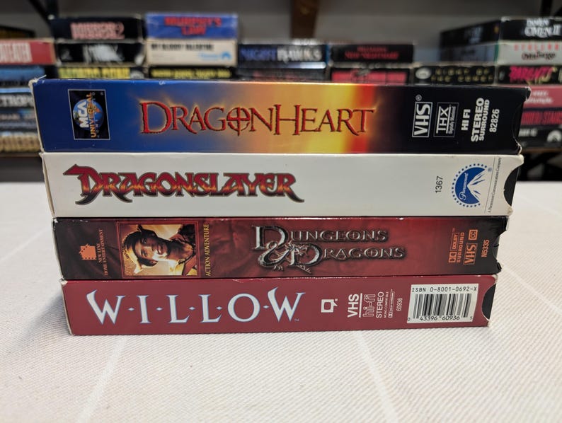 VHS Collection Fantasy Movies - Etsy
