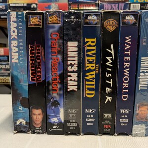 VHS Collection - 90's Action Movies - Etsy