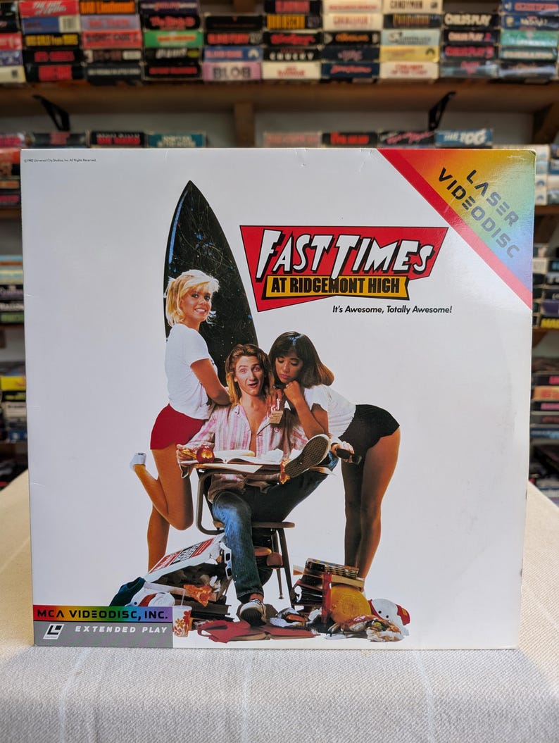 Laserdisc - Fast Times at Ridgemont High - Etsy