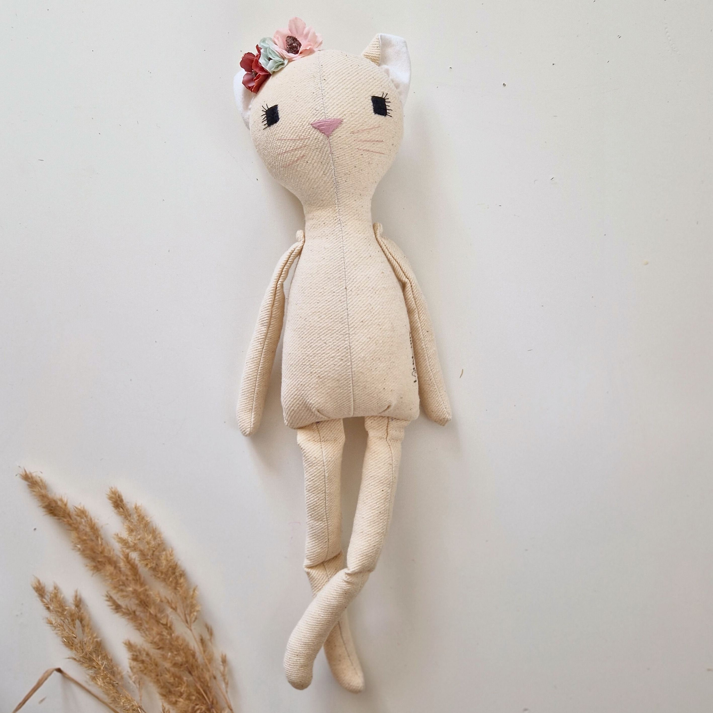 Darling Cat Doll Donning a Delightful Dress 40 Cm, Ideal Surprise for ...