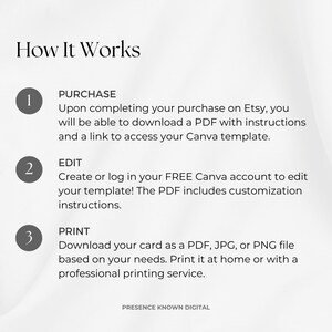 Poshmark Business Thank You Card Template, Editable Canva Template ...