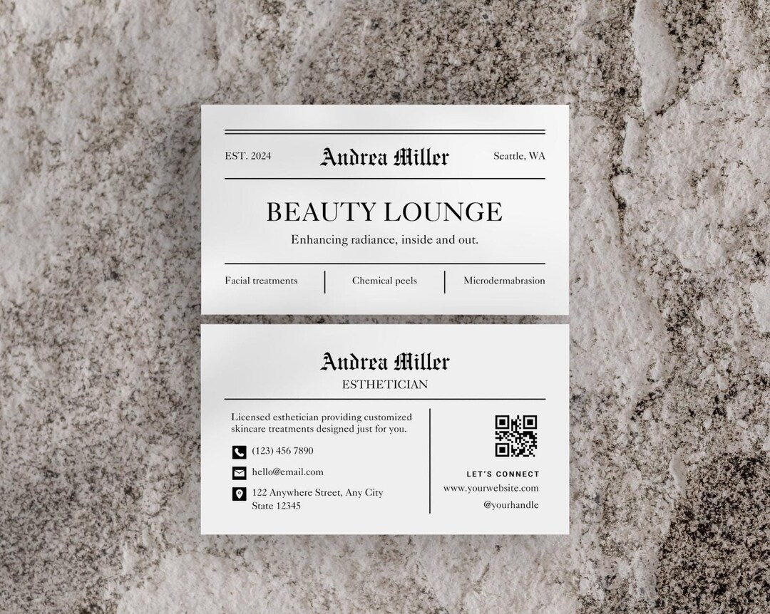 Newspaper Business Card Template | Canva Business Newspaper Card ...