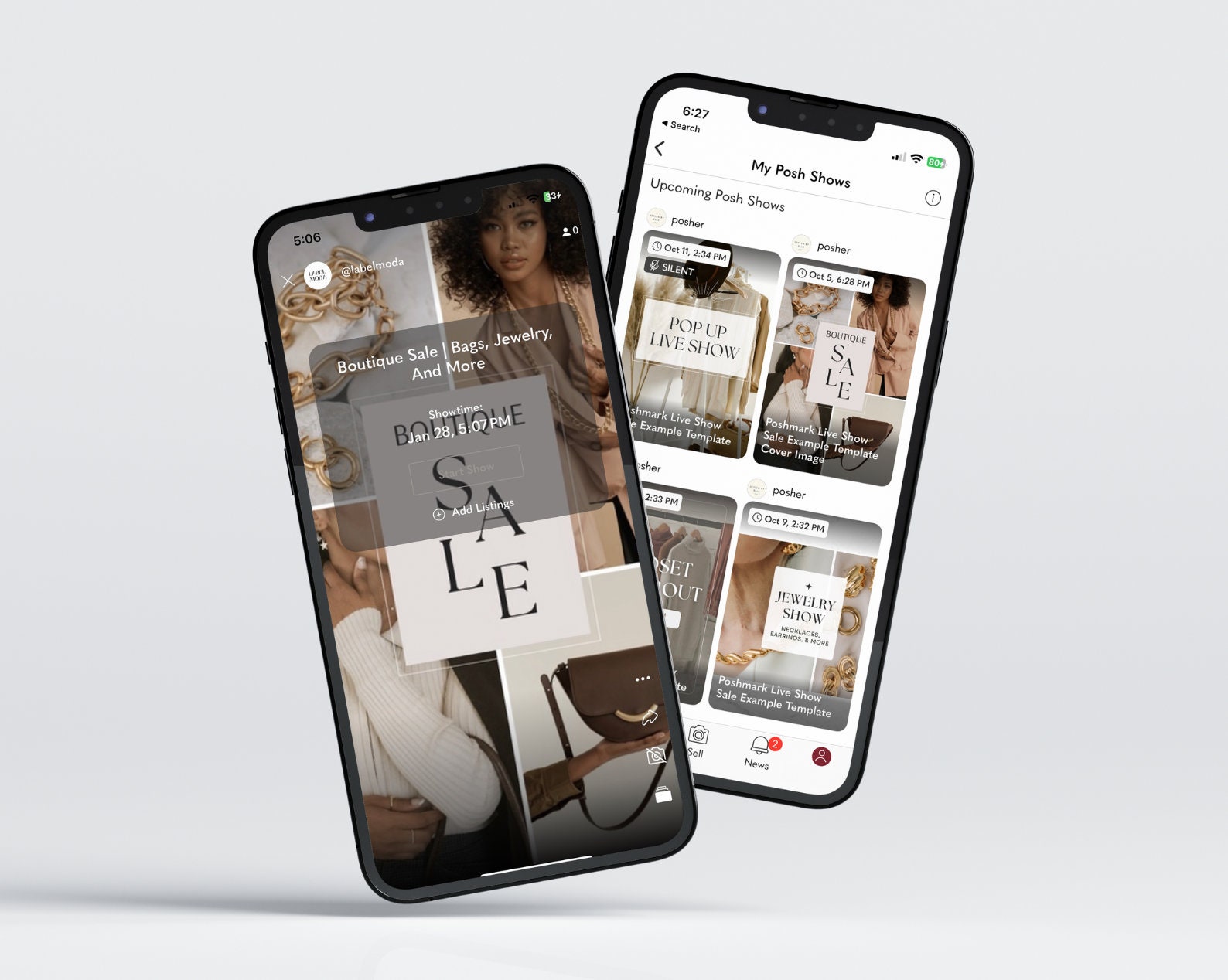 35 Poshmark Show Cover Images Canva Templates | Modern Posh Show ...