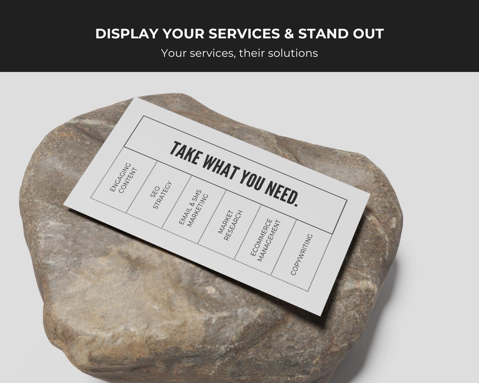 Marketing Manager Business Card Template, Social Media Manager Business ...