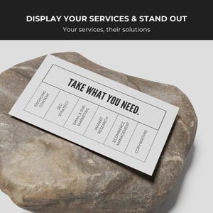 Marketing Manager Business Card Template, Social Media Manager Business ...