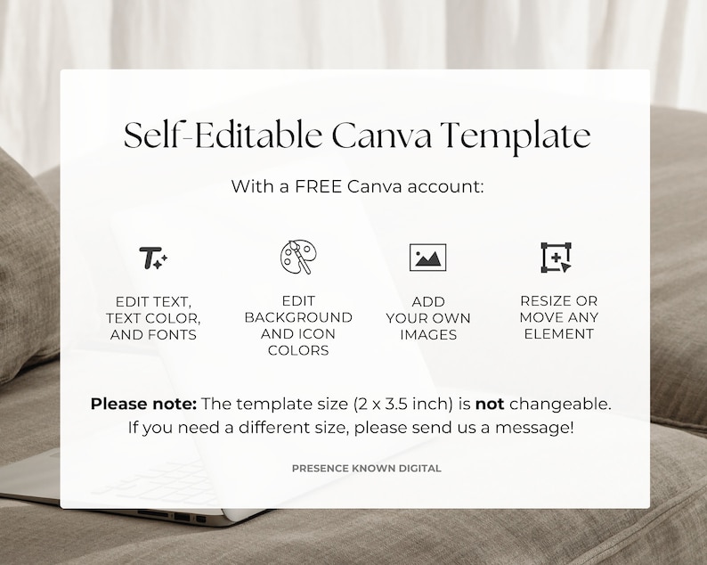 Facial Aftercare Card Template Canva | Editable Facial Care Tips Card ...