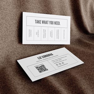 Marketing Manager Business Card Template, Social Media Manager Business ...