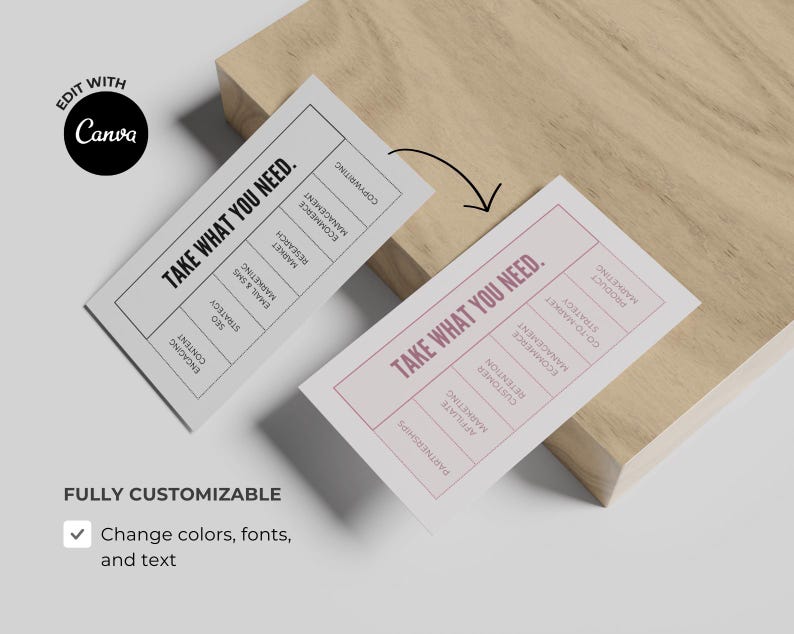 Marketing Manager Business Card Template, Social Media Manager Business ...