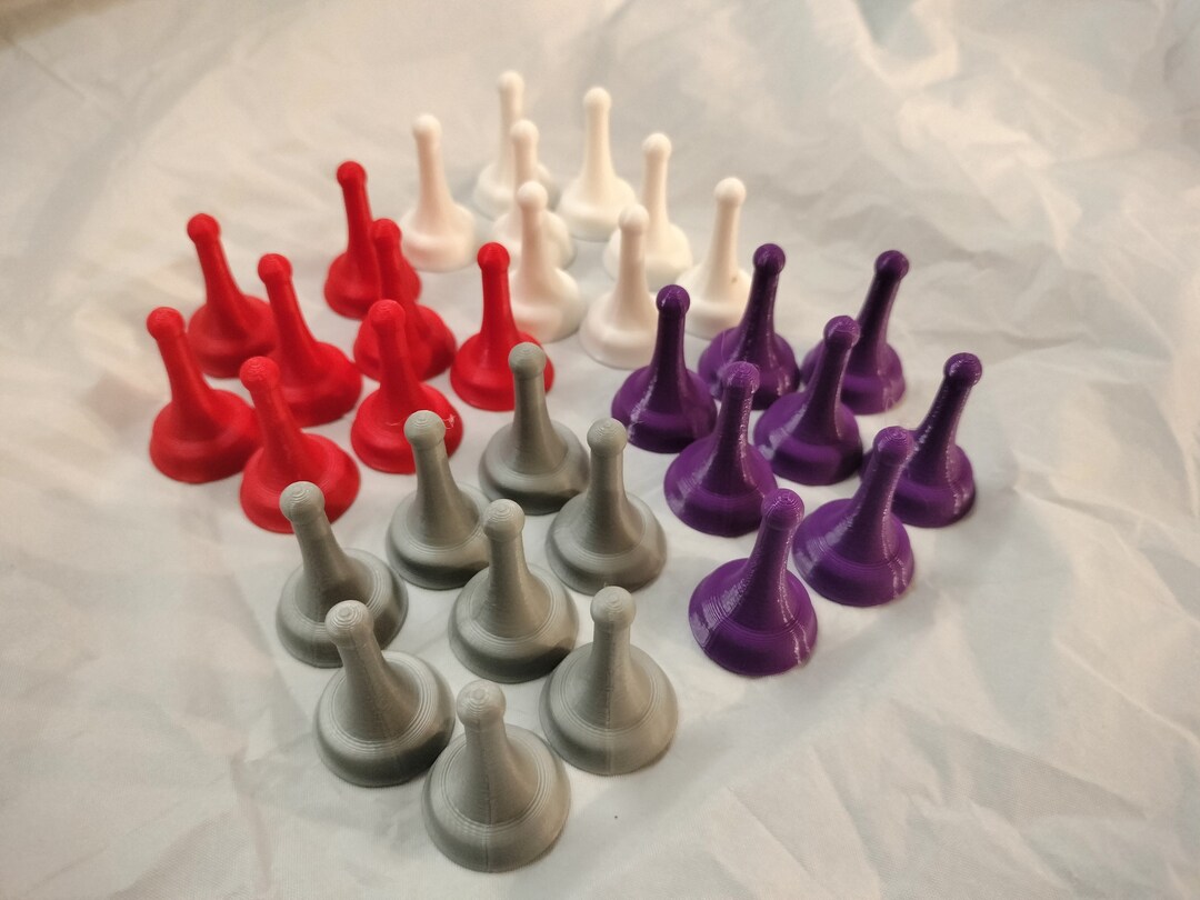 Generic Board Game Pieces - 32 Pack - Etsy