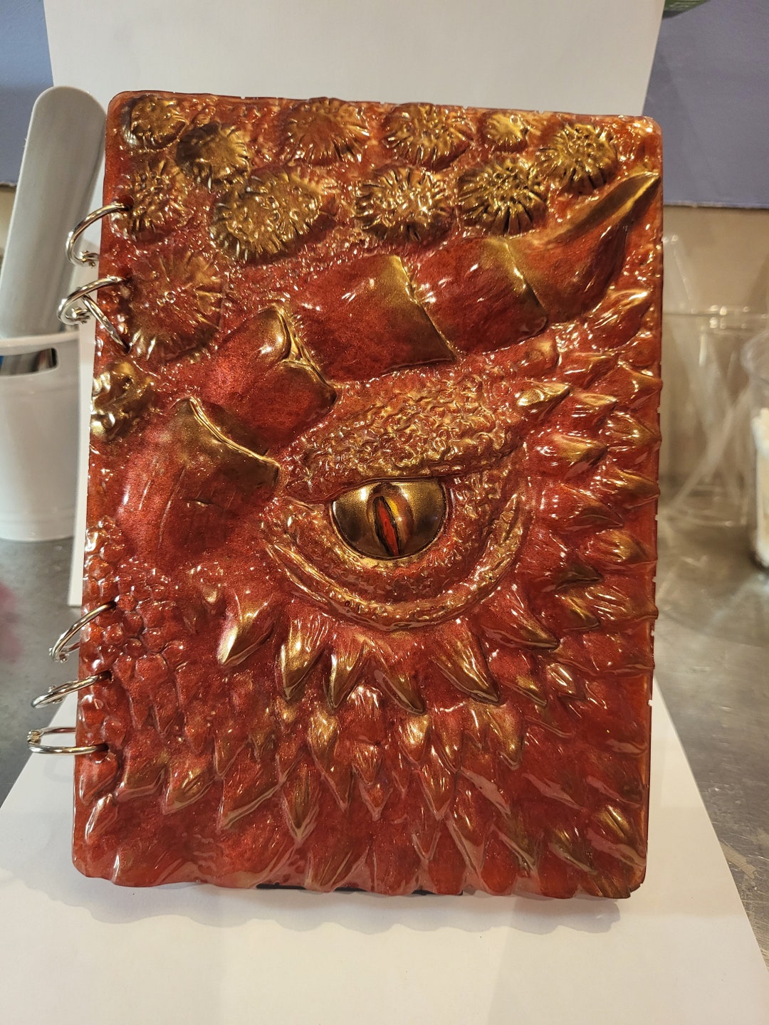 Epoxy Resin Diary Book Dm Gm Journal Decorative Work Book Customizable ...