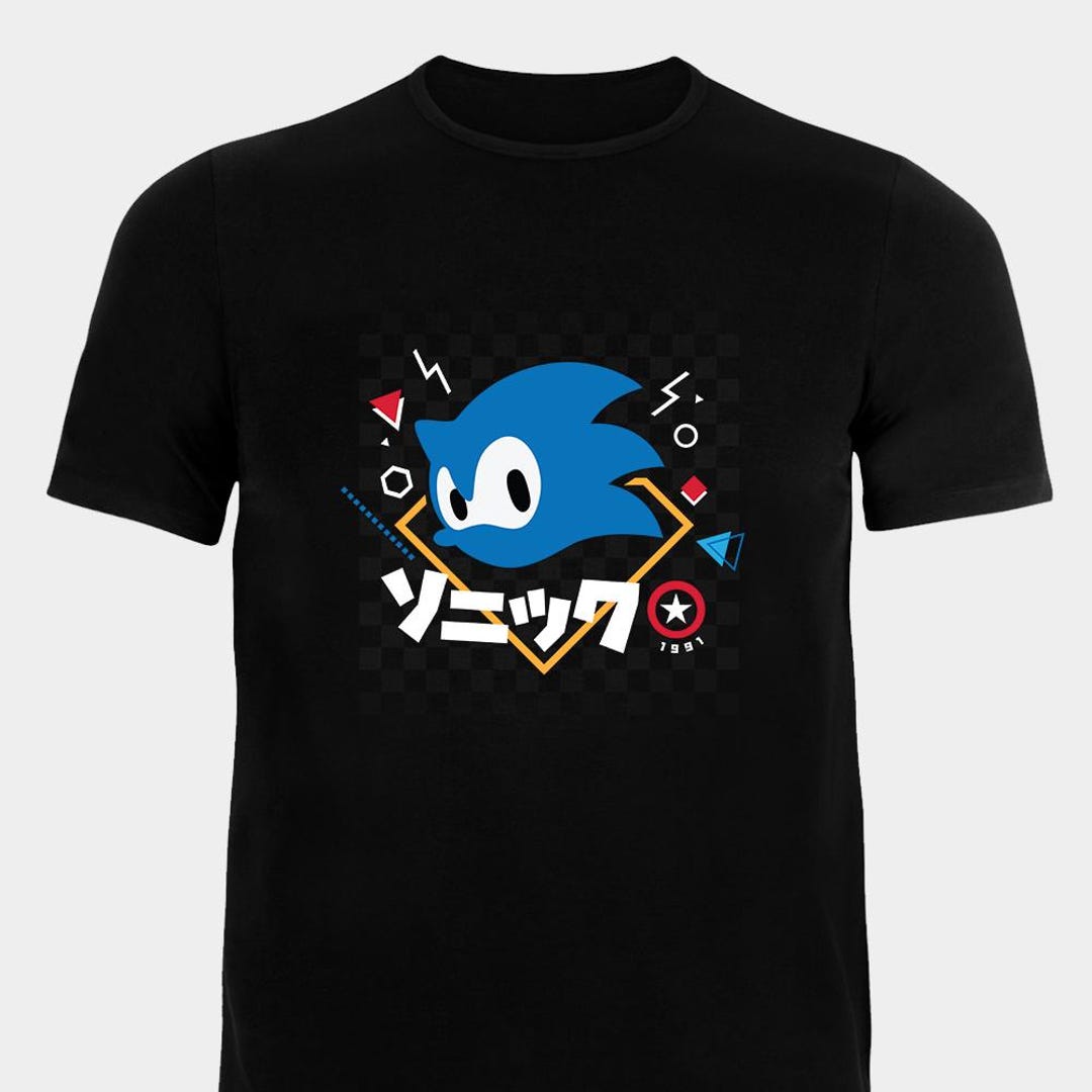 Sonic the Hedgehog T-shirt - Retro Gaming Inspired Unisex Tee - S to ...