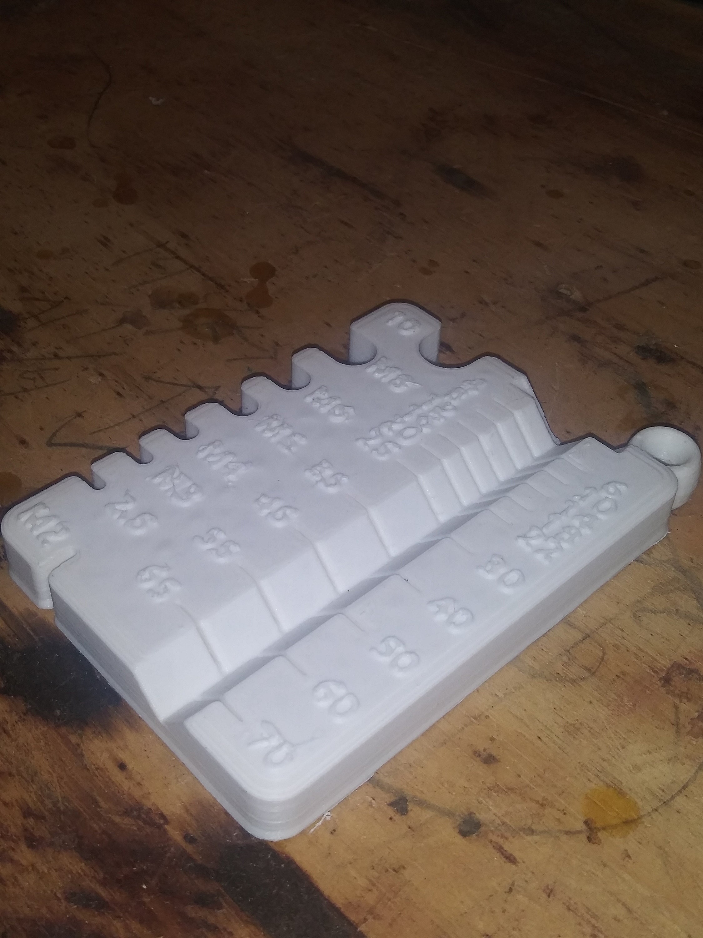 Metric Screw Sorting Jig 3d Printed - Etsy