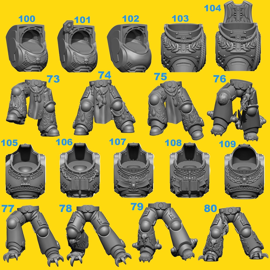 Miniature Makeover Legs 6 Torso 6 / Modeling / Tabletop / - Etsy UK