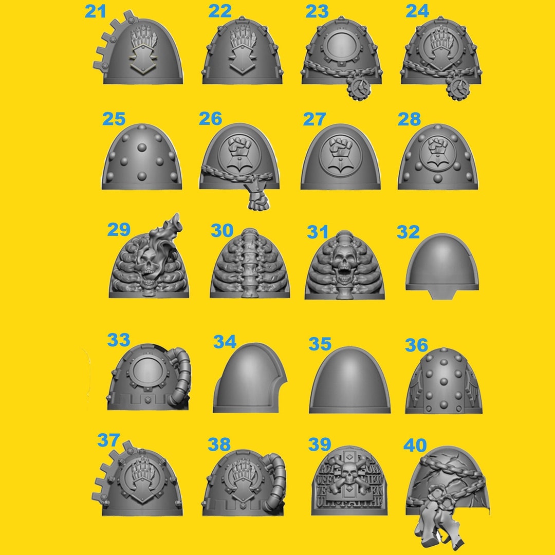 Miniature Makeover Shoulder 2 / Modeling / Tabletop / Wargaming / Bits ...