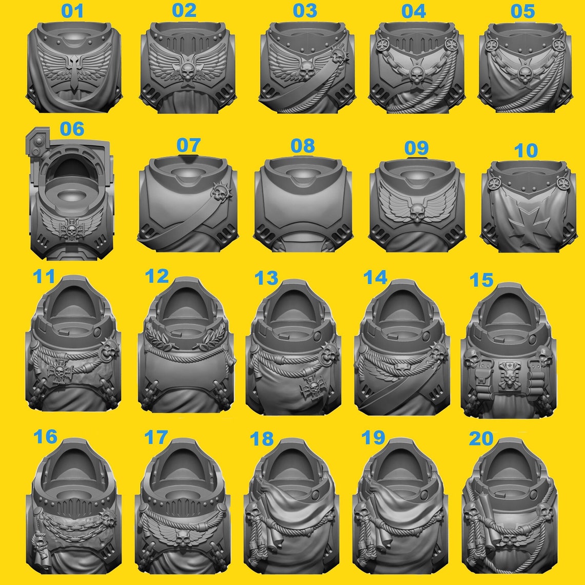 Miniature Makeover Torso 1 / Modeling / Tabletop / Wargaming / Bits ...