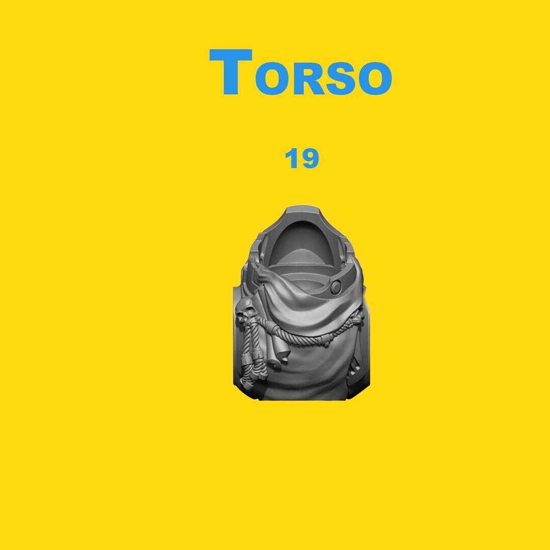 Miniature Makeover Torso 19 / Modeling / Tabletop / Wargaming - Etsy