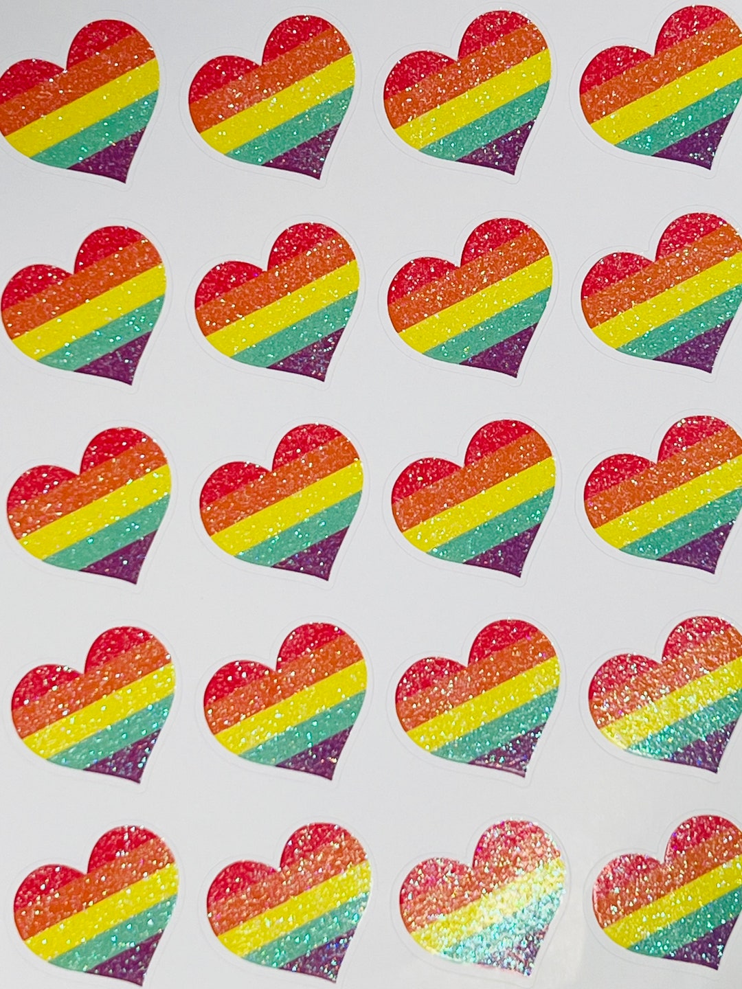 20 Pride Stickers, Pride Heart Stickers, LGBTQ, LGBTQIA, LGBTQIAPK ...