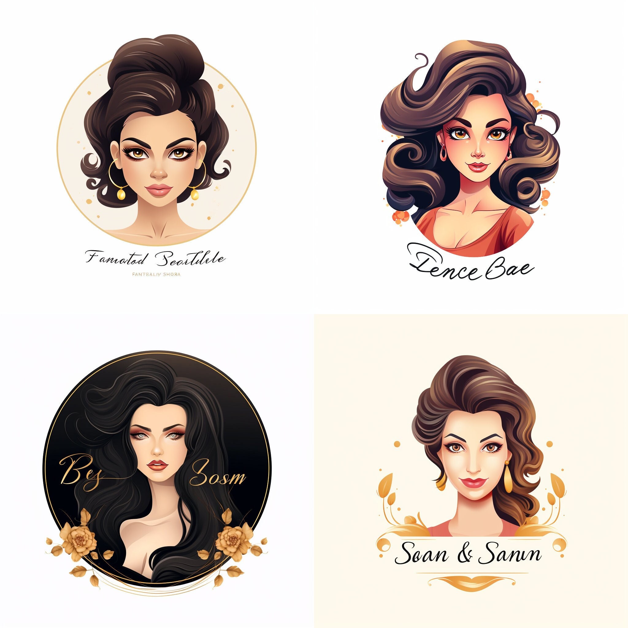 Business Logo Portrait, Cartoon Logo, Shop Logo, Small Business, Logo ...