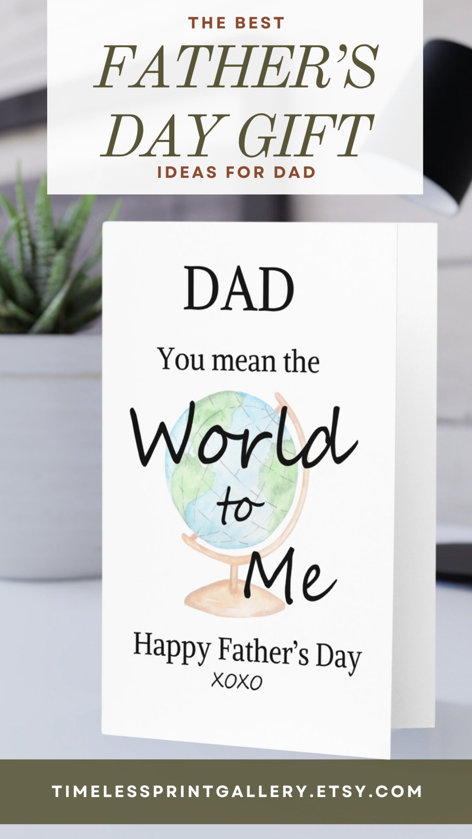 Fathers Day Gift for Dad Fathers Day Card for Fathers Day Printed Cards ...