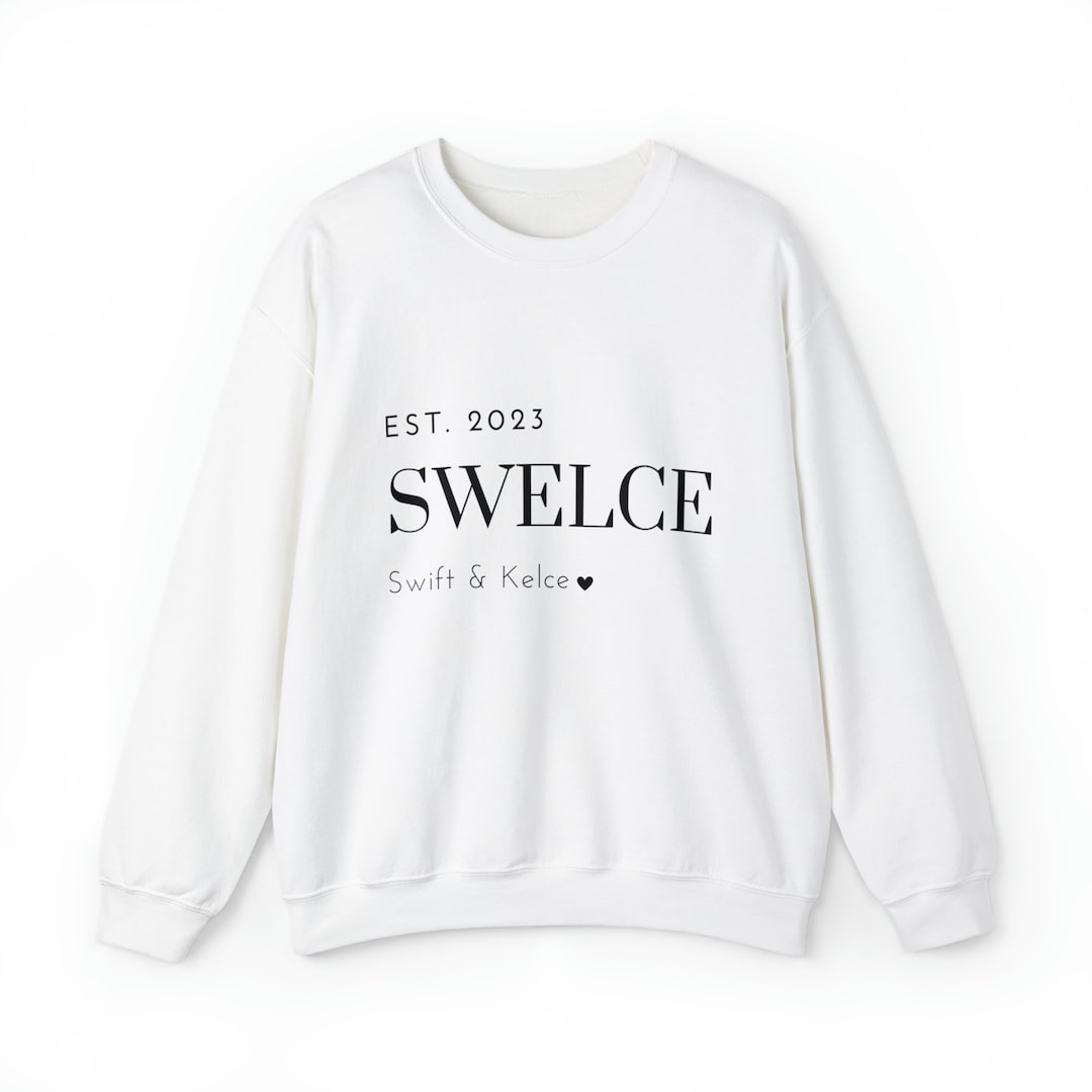 Taylor Swift and Travis Kelce, Oversized,swelce Crew-neck Sweatshirt - Etsy