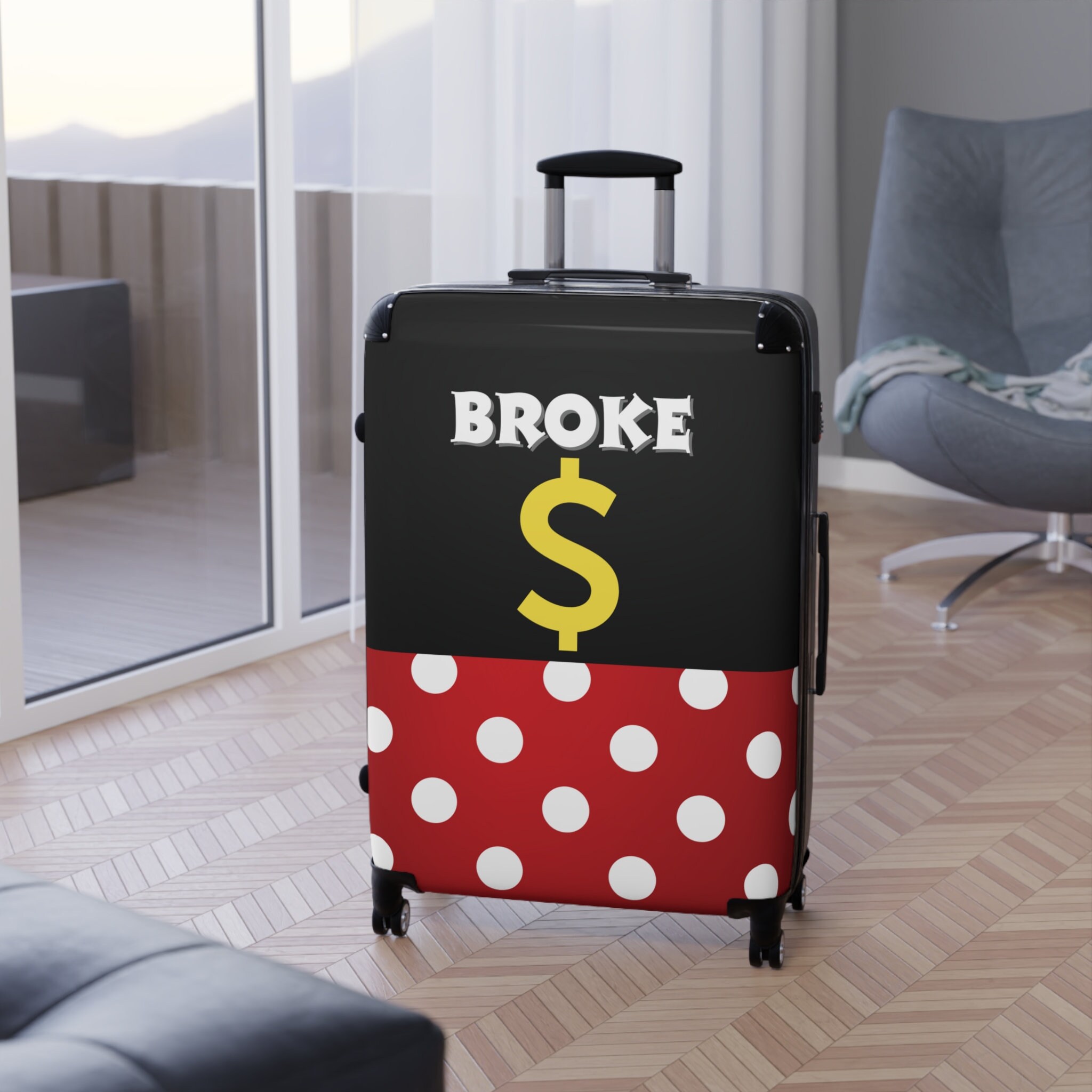 Family Disney Suitcase Designed & Sold By Stupor Sane