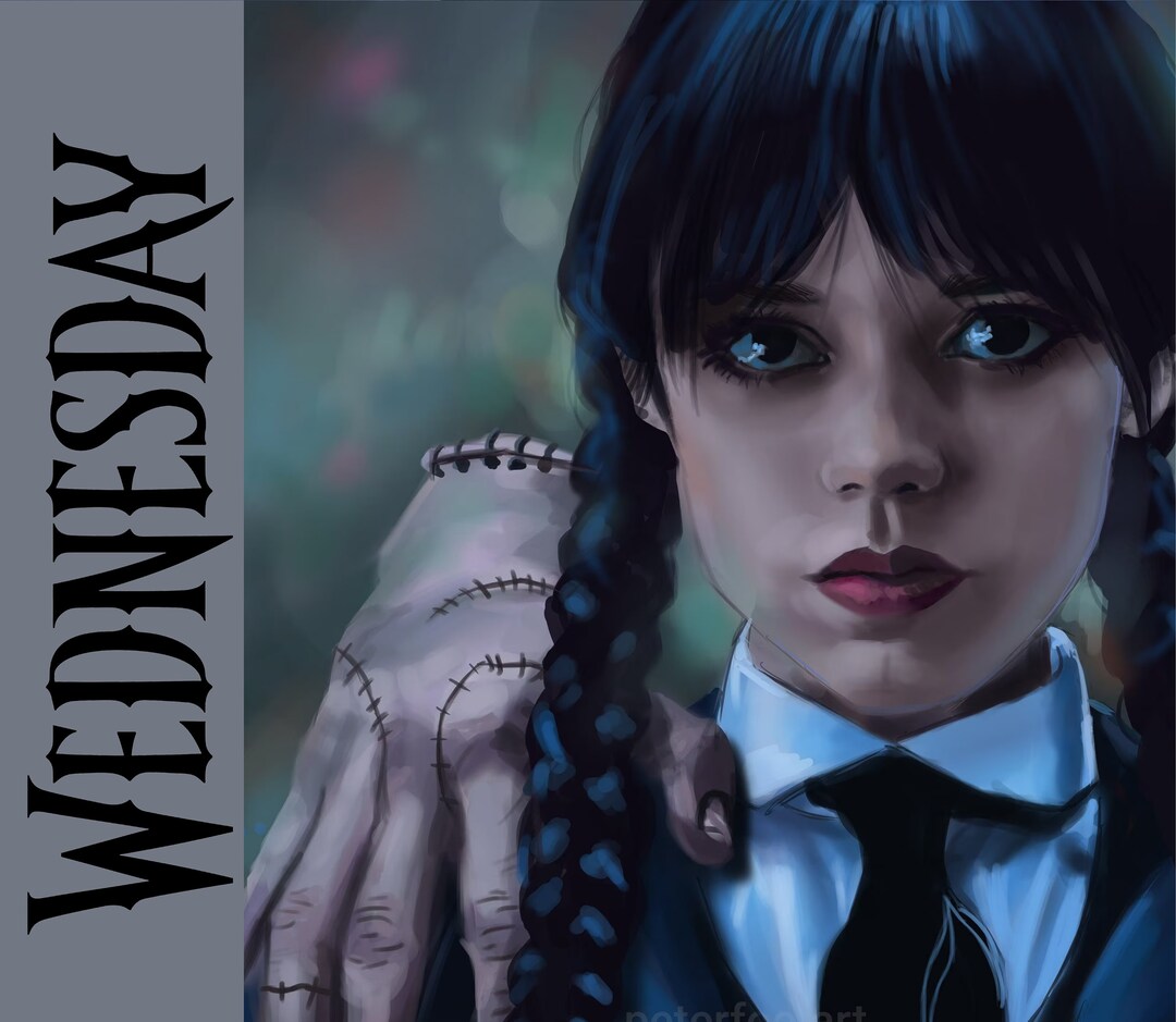 Wednesday Addams Sublimation Wrap - Etsy