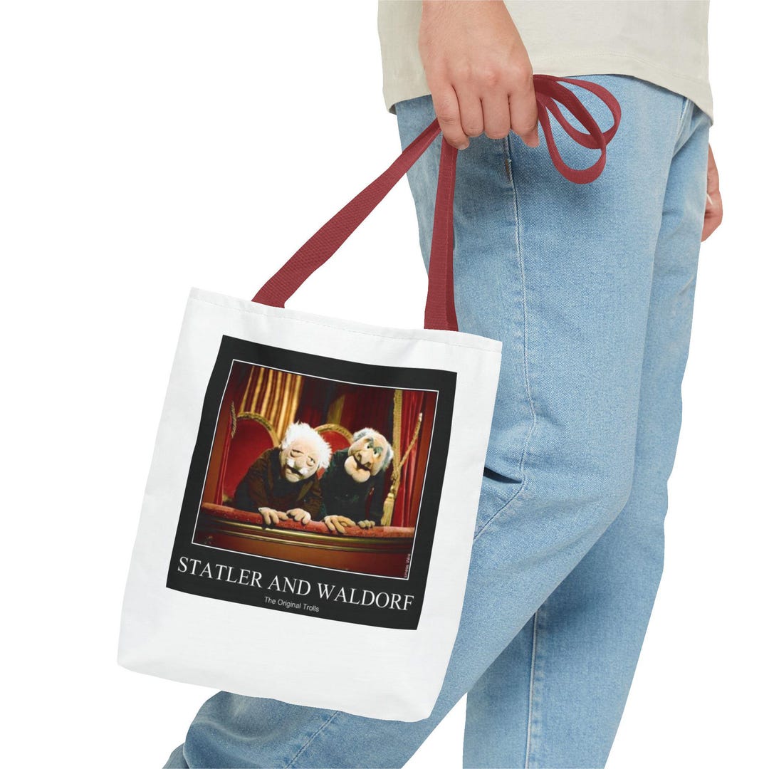 Waldorf and Statler Grumpy Muppets Tote Bag - Etsy