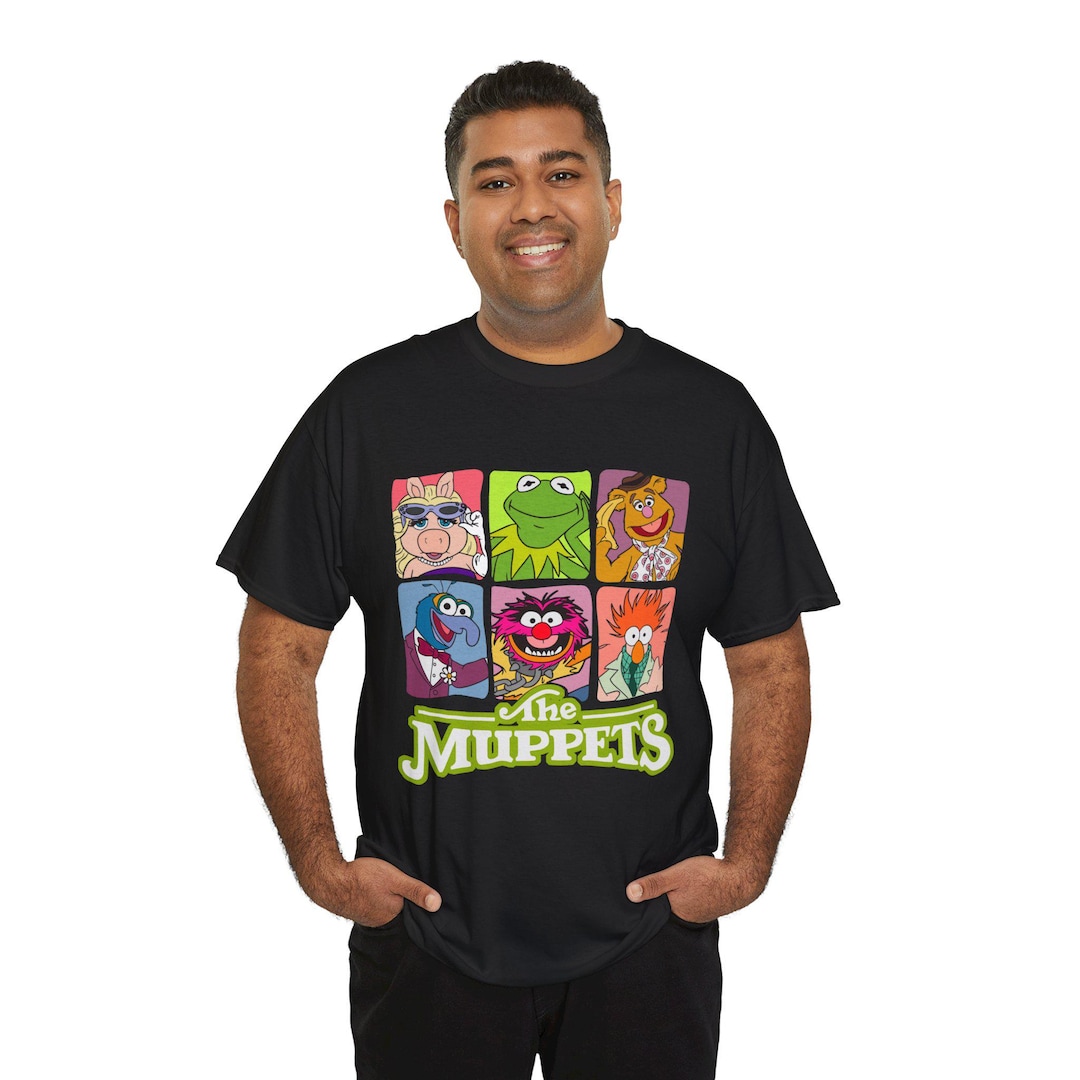 Vintage Muppets Faces Collage Heavy Cotton Tee - Etsy