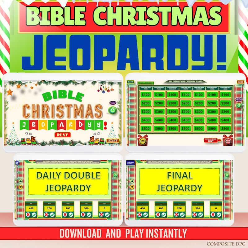 Christmas Jeopardy - Etsy