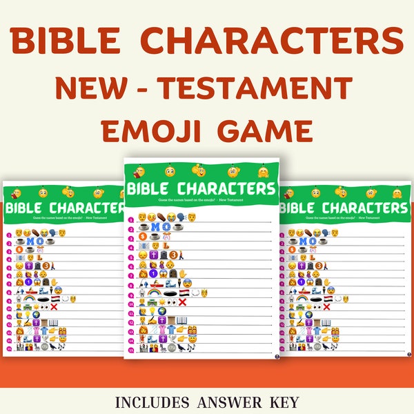 Bible Characters - Etsy