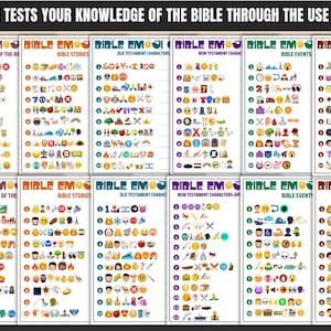 Bible Emoji Quiz: Church Games & Bible Study (PDF Download) - Etsy