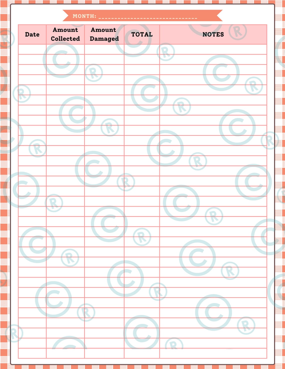 Printable Monthly Egg Log - Homesteading Chicken Egg Tracker | Farm ...