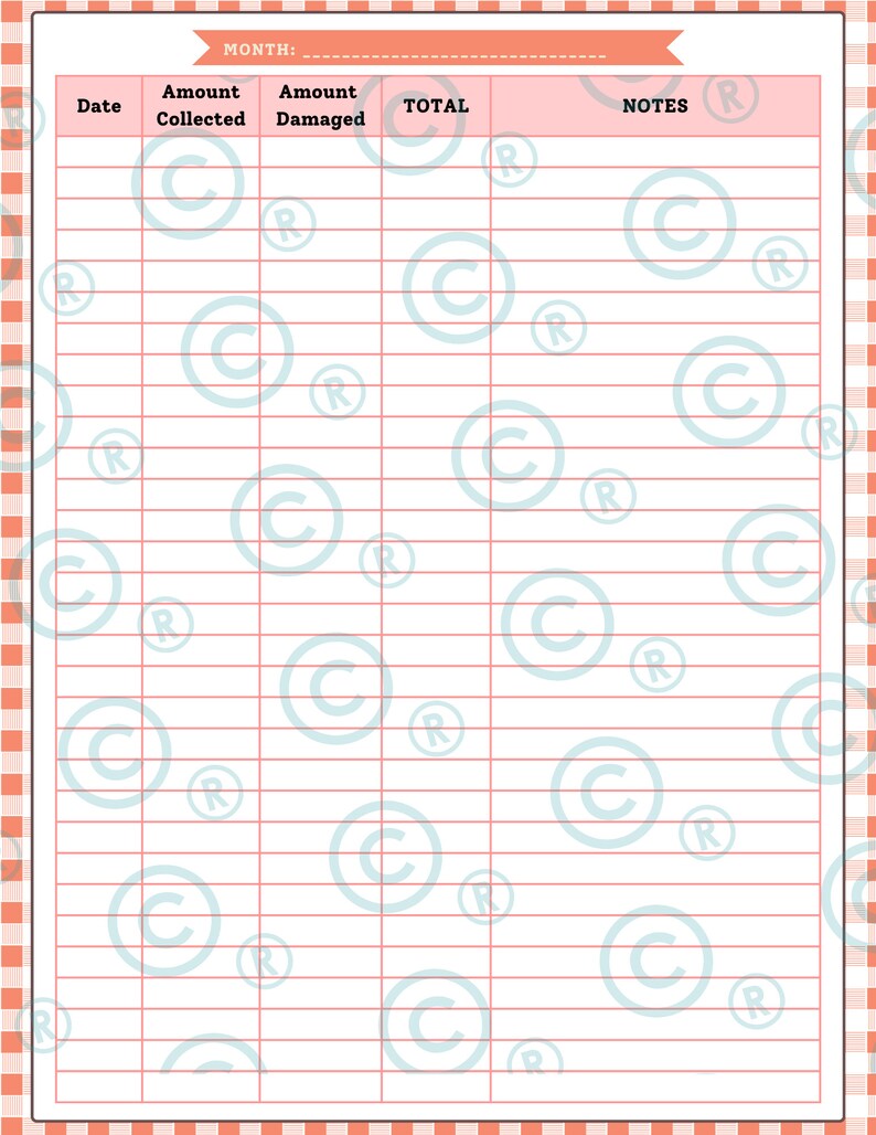 Printable Monthly Egg Log - Homesteading Chicken Egg Tracker | Farm ...