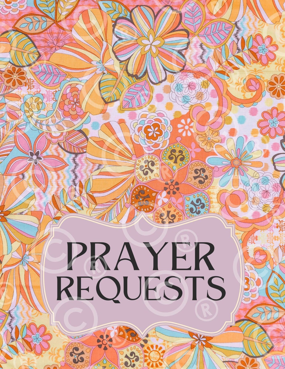 Printable Prayer Journal Template | Prayer Requests & Answered Prayers ...