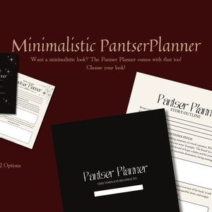 Pantser Planner: Novel Outline Template, Character Profile (PDF) - Etsy