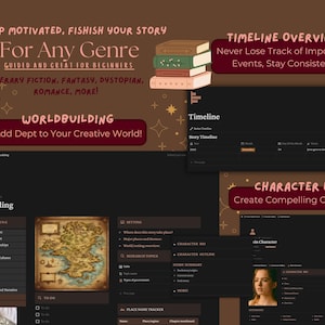 Notion Book Series Planner Template: Novel Writing Project Hub - Etsy