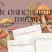 Character Tracker, Aesthetic Writers Template, Character Worksheet - Etsy