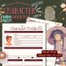 Character Profile Worksheets Template for Writers Printable and Digital ...