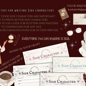 Side Character Outline, Character Profile Template, FREE Notion ...