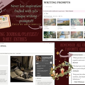 Notion Writer's Notebook Template: Project Workspace (digital Download ...