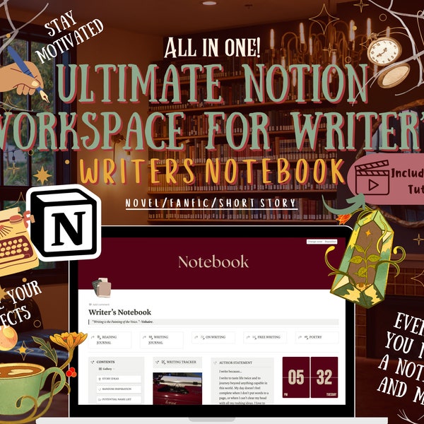 Writers Journal - Etsy