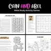 Garden of Eden Printable Christian Teen Kid Crossword Puzzle Word ...