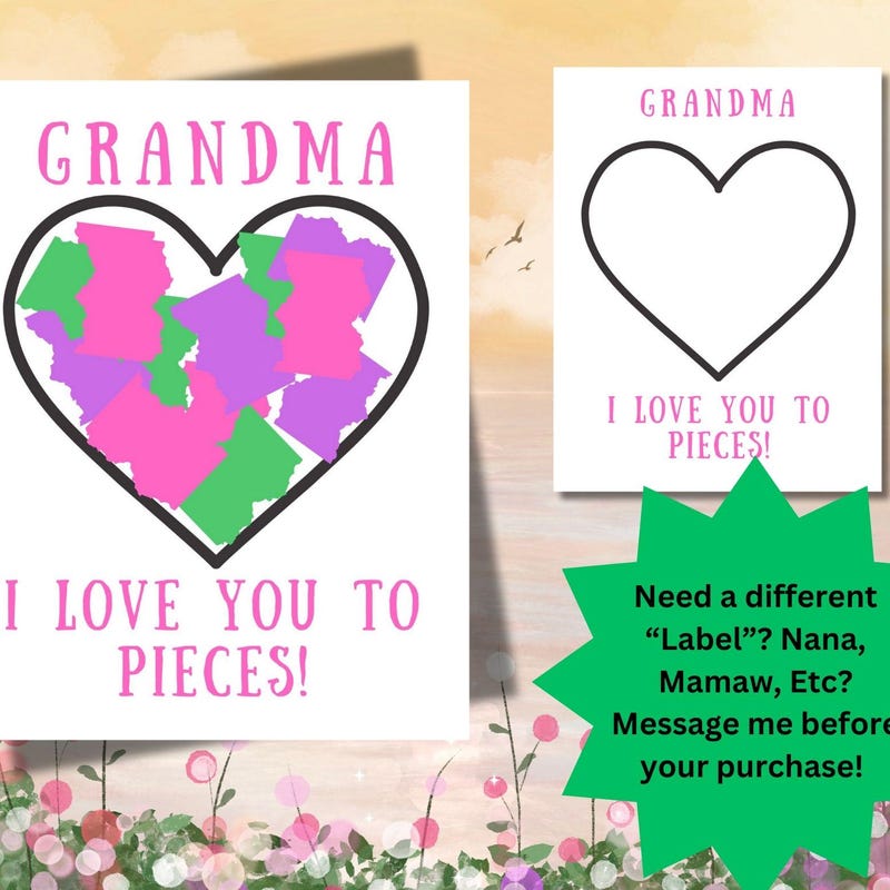 Mothers Day Card Grandma - Etsy
