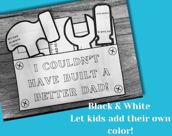 Father's Day Tool Box Craft for Kids - Etsy