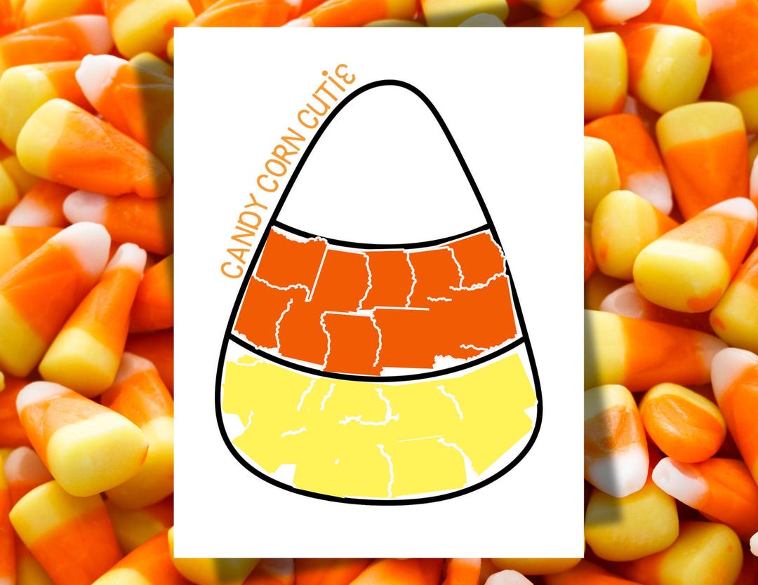 Halloween Craft for Kids, Candy Corn Activity for Daycare/school, Fall ...