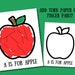 Apple Craft Template for Kids,back to School Craft, Spring Craft for ...