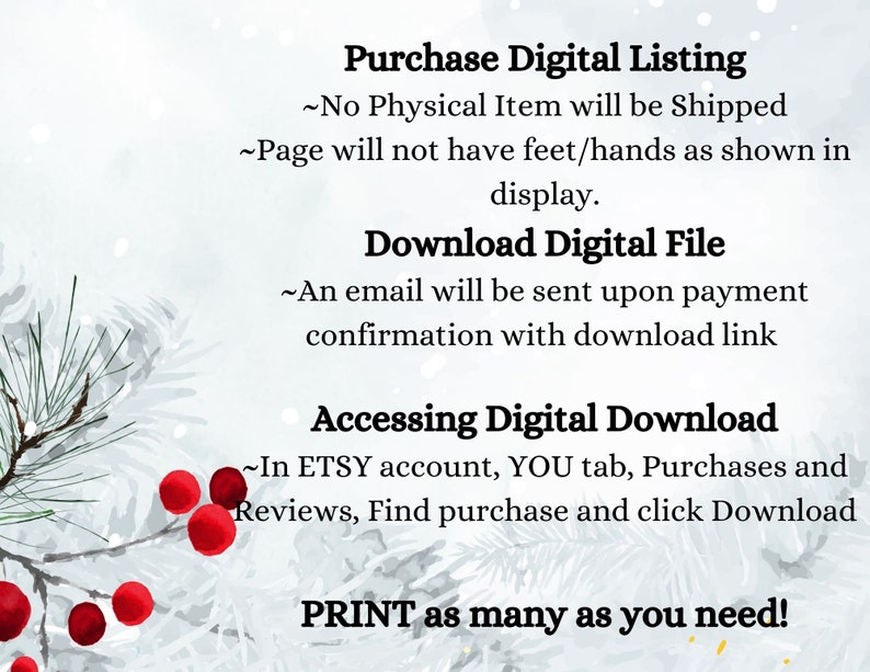 Christmas Handprint Craft, Holiday Handprint/footprint Art, Winter ...