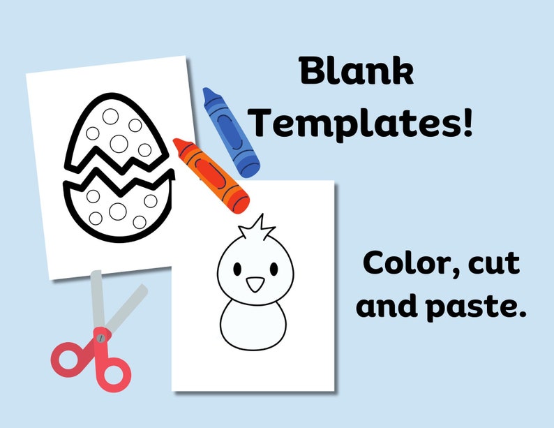 Easter Craft for Kids, Chick Craft for Spring, Easy Spring/ Easter ...