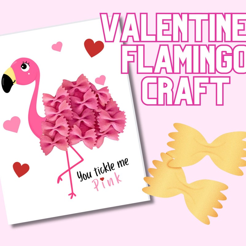 Flamingo Valentines - Etsy